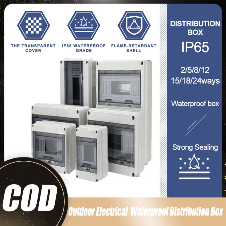 Outdoor waterproof loop distribution box IP65 household open-mounted ...