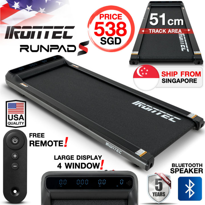 ★FREE SHIP & 50%OFF ★ IRONTEC.sg Treadmill Running Pad 1-6KM with ...