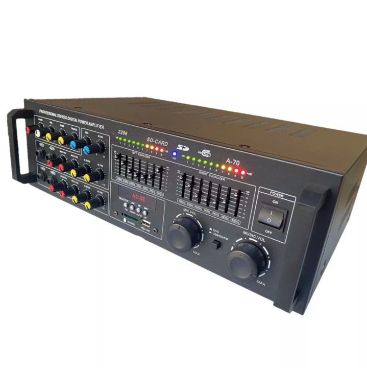 MBVAUDIO แอมป์ขยายเสียง เครื่องขยายเสียง 3000w pmpo power amplifier ...