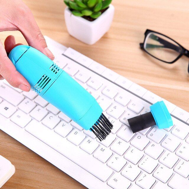 USB Vacuum Cleaner Mini Computer USB Keyboard Brush Computer Vacuum ...