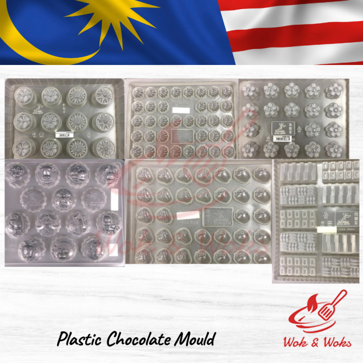 Plastic Chocolate Mould / Acuan Coklat Plastik | Lazada