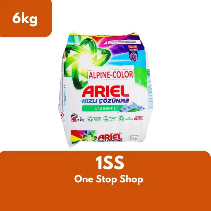 Ariel Alpine Color Powder Detergent 6kg | Lazada PH