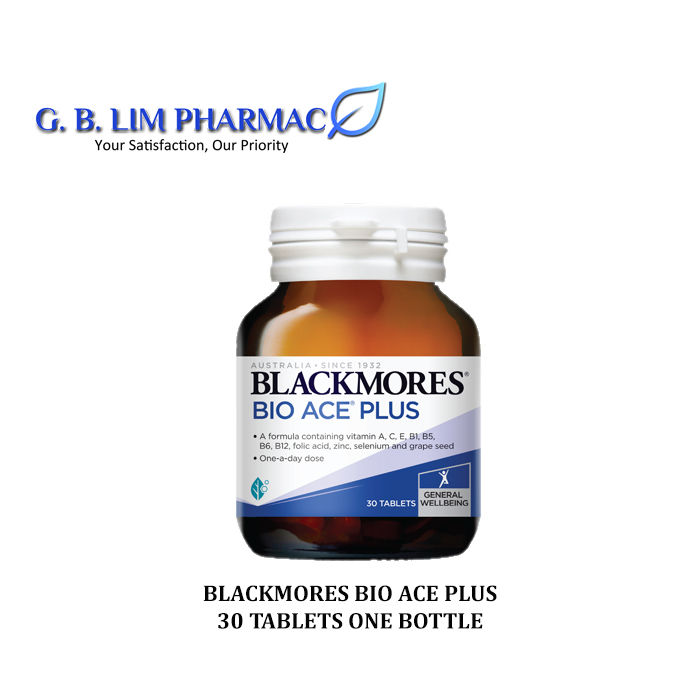 BLACKMORES BIO ACE PLUS 30 TABLETS ONE BOTTLE (EXP: 17-NOV-2025 ) | Lazada