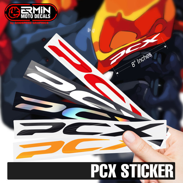 8" Inches HONDA PCX Sticker | Lazada PH