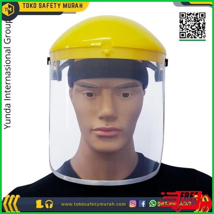 Face Shield Apd Premium / Helm Safety Pelindung Wajah Faceshield Medis ...
