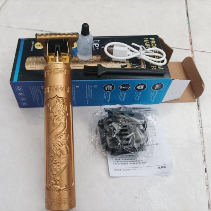 Alat Cukur Elektrik Dragon Trimmer Electric Rechargeable USB Portable ...