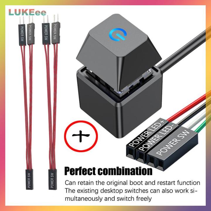 LUKEee PC LED PC Computer Case External Button Computer Case ...