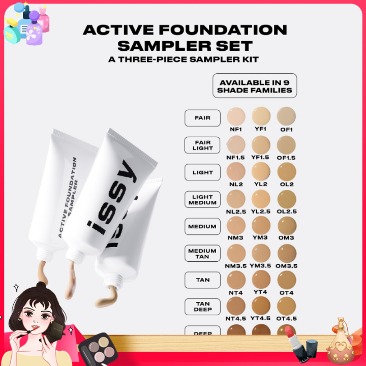 Issy Active Foundation Sampler Set Beauty Makeup | Lazada PH