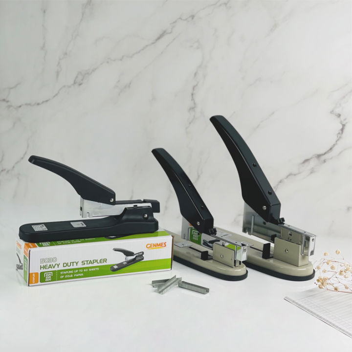 [SG Stock] GENMES Heavy Duty Stapler | Long Reach Stapler | For 190 ...