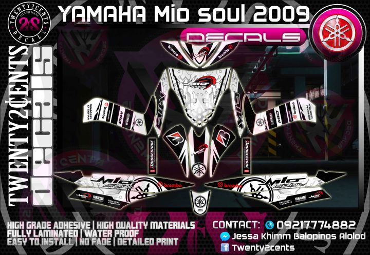 Mio soul decals | Lazada PH
