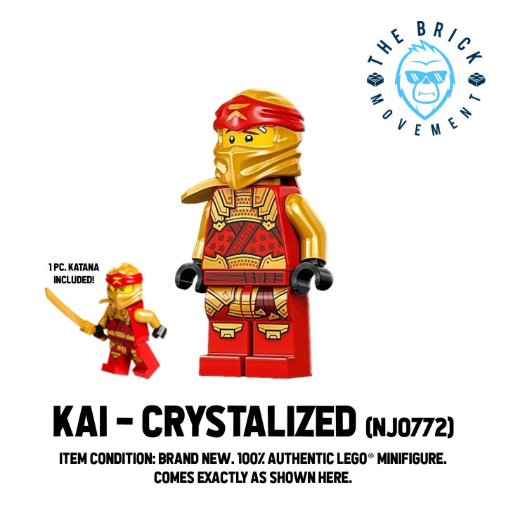 LEGO® NINJAGO Kai (Crystalized) Minifigure | Lazada PH
