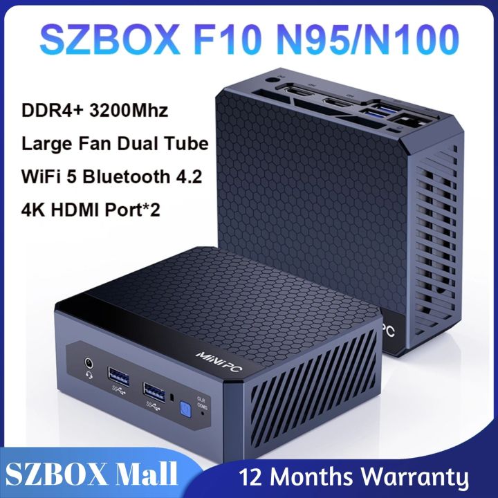 SZBOX F10 N95/N100 Mini PC DDR4+ 3200Mhz 512GB SSD WiFi5 Bluetooth4.2 ...