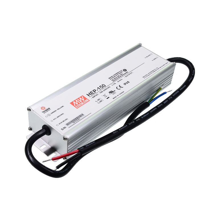 Mean Well HEP-150 Series for Harsh Environment IP65 meanwell 12V 24V 48V 54V 150W Single Output ...