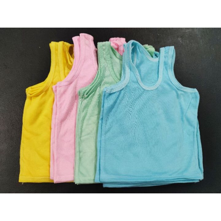 1 dozen Assorted Baby Sando Colored Bargain | Lazada PH