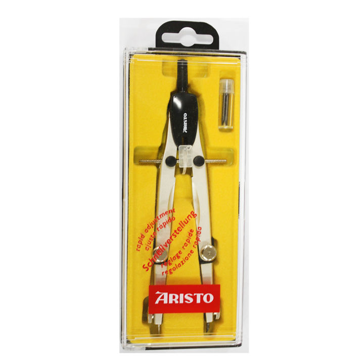 ARISTO Compass with Rapid adjustment & Adaptor for Drawing, Drafting ...