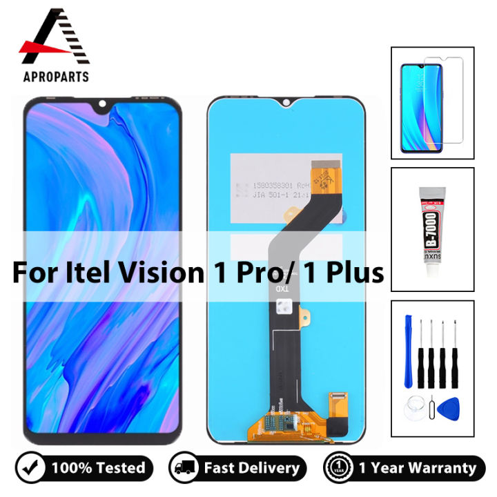หน้าจอสำหรับ Itel Vision 1 Pro Plus L6501 L6502สัมผัสหน้าจอ LCD อะไหล่ ...
