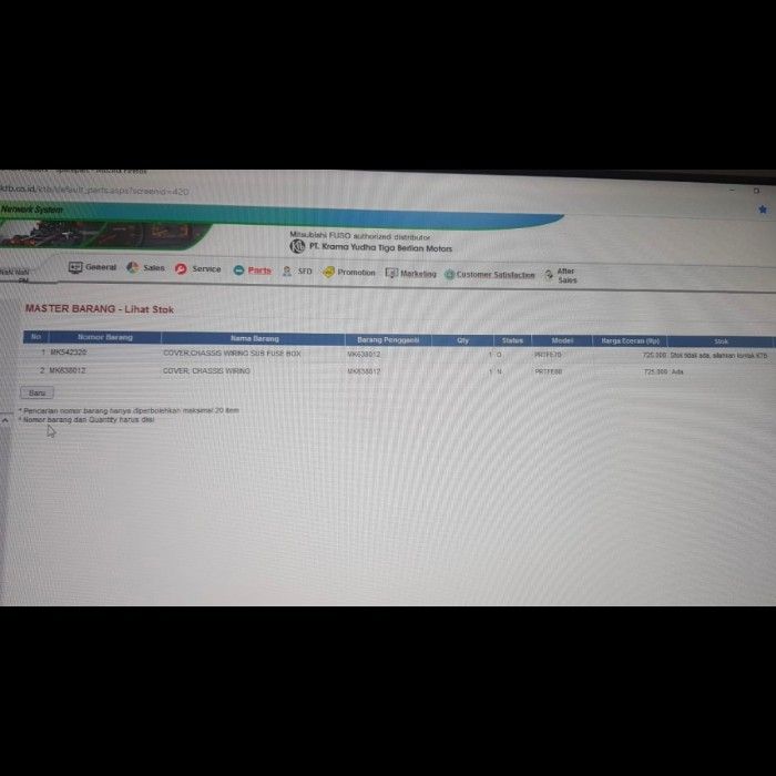 COVER CHASIS WIRING SUB FUS BOX ORIGINAL 100% KTB MK542320 | Lazada ...