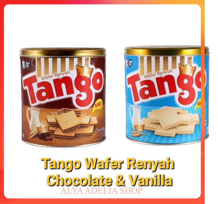 Tango Wafer Kaleng Rasa Chocolate & Vanilla 240g Tango Kaleng | Lazada ...