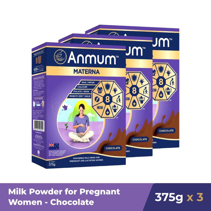 Anmum Materna Pregnancy Milk Powder Chocolate 375G x3 | Lazada PH