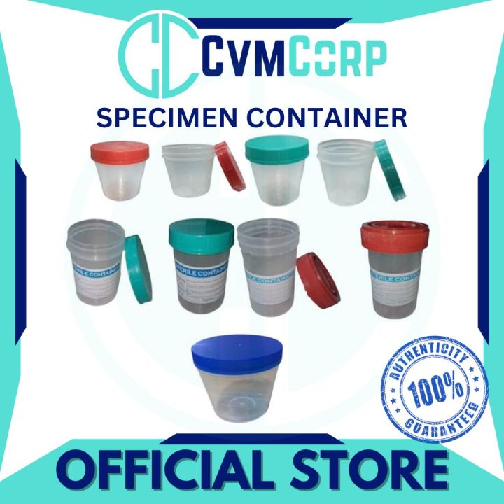 CVMC-SPECIMEN CONTAINER 40ML 60ML URINE STOOL PHYSICAL TEST COLLECTION ...