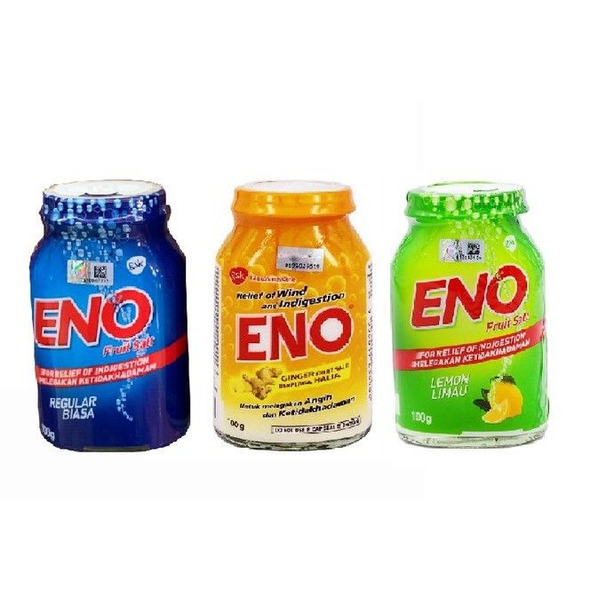 ENO FRUIT SALT BOTTLE 100G (REGULAR / LEMON / GINGER) | Lazada