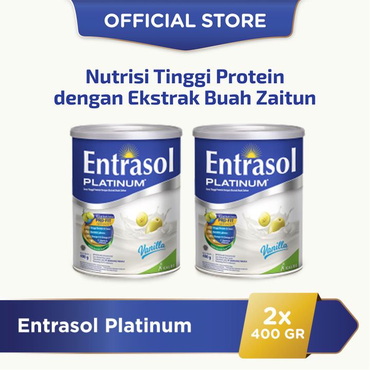 Entrasol Twinpack Platinum Vanilla 400g | Lazada Indonesia