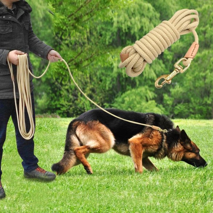 FUYEKN 8mm Round Rope Dog Training Rope Nylon 3/5/10M Nylon Dog Leash ...