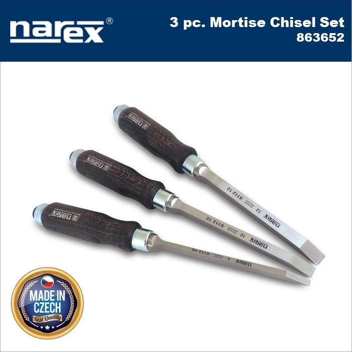 Narex Profi 3-piece Mortise Chisel Set - 863652 | Lazada PH