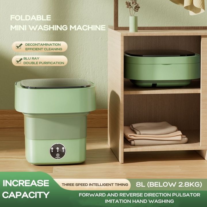 8L Foldable Mini Washing Machine Portable Washing Machine Mini Washing ...