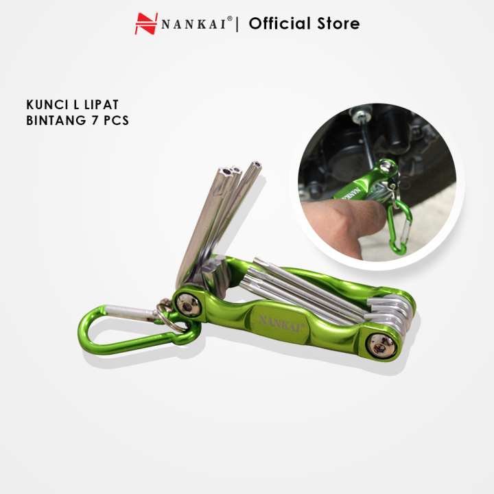 Kunci L lipat bintang 7 pc Nankai | Lazada Indonesia
