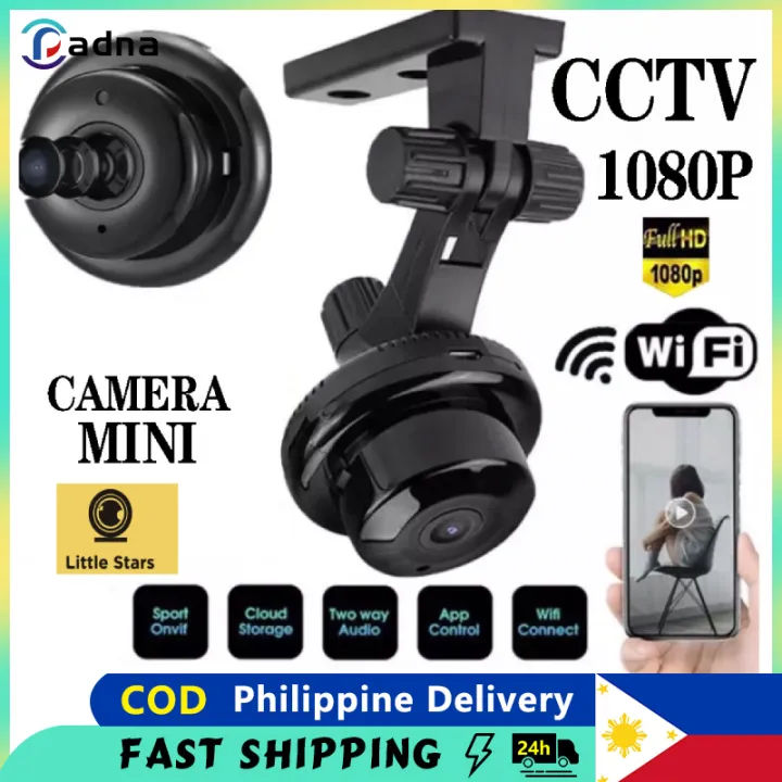 Padna【Philippine Delivery】Mini Camera V380 Mini Camera PK A9 CCTV Mini WIFI Smart/ Home IP ...