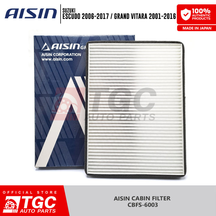 AISIN Cabin Filter CBFS-6003 GRAND VITARA 2001-2016 - 1pc | Lazada PH