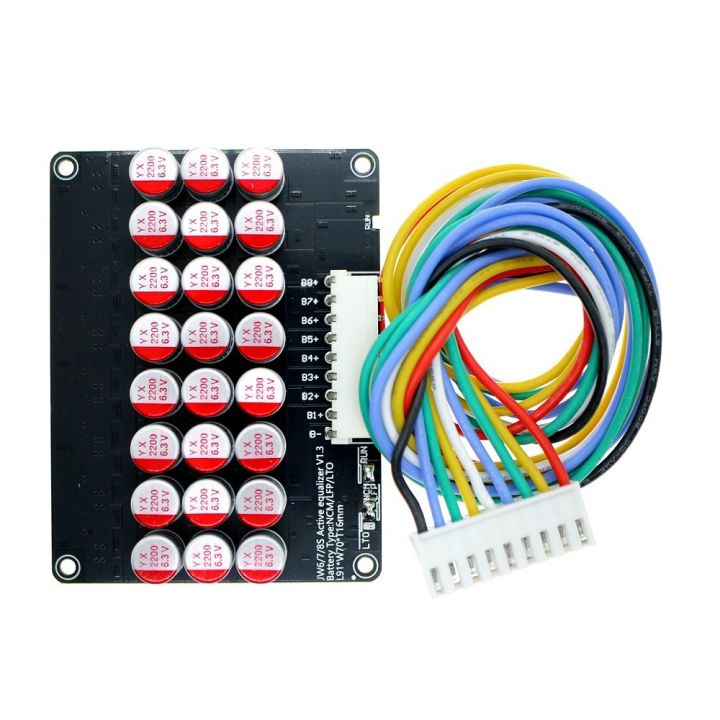6S 7S 8S 5A Active Equalizer Balancer 8S Equalizer Lifepo4 Li-ion Lithium Lipo/Titanate LTO ...