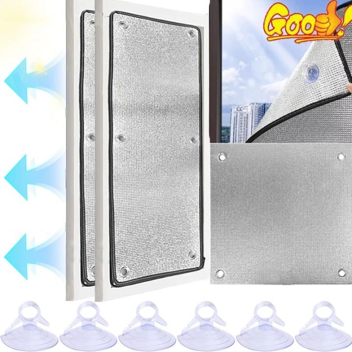 Window Sun Shade Film Home Sunshade Protector Pad Aluminum Foil ...