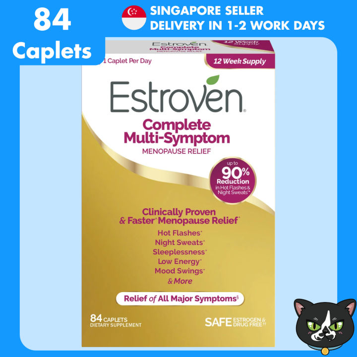 Estroven Complete Multi-Symptom Menopause Relief, 84 Caplets (Exp 06/ ...