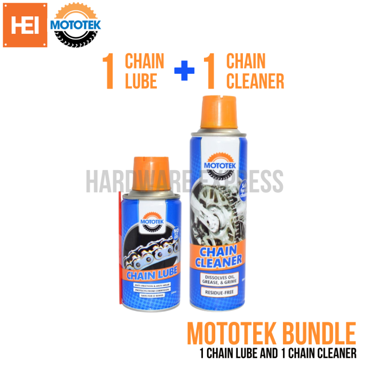 Mototek 1 Chain Cleaner + 1 Chain Lube Bundle | Lazada PH