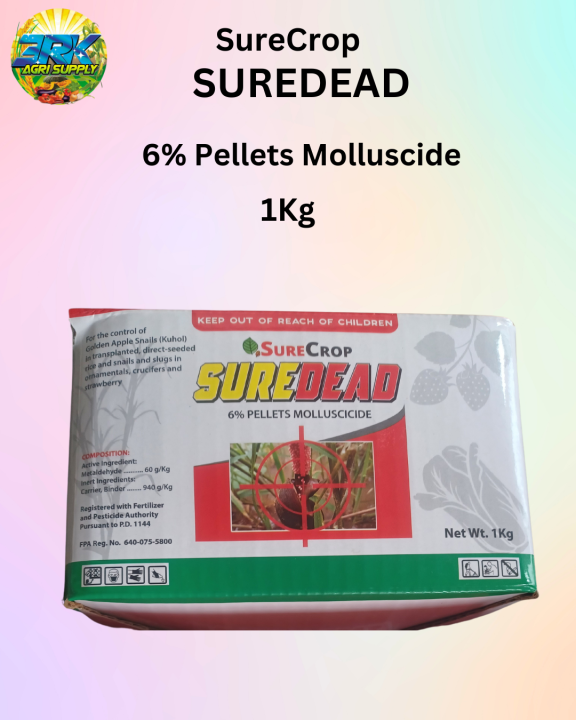Surecrop Suredead Metaldehyde for golden apple snails or kuhol | Lazada PH