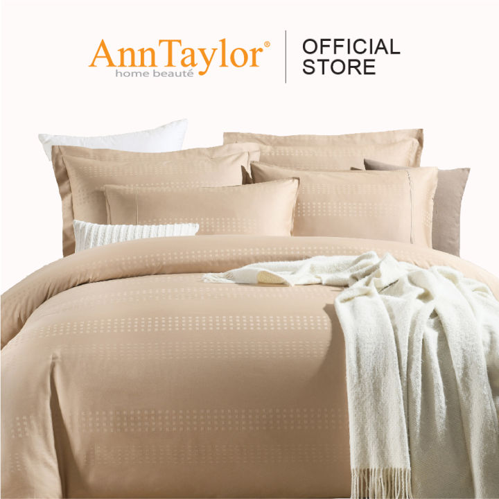 Ann Taylor Daily Standard Comforter Set | 900TC, 100% Combed Cotton Sateen (Queen / King) | Lazada
