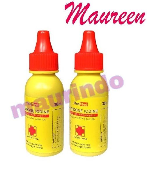 [ COD] Onemed Povidone Iodine Ecodine 30 ml Obat Merah Antiseptik 30ml ...