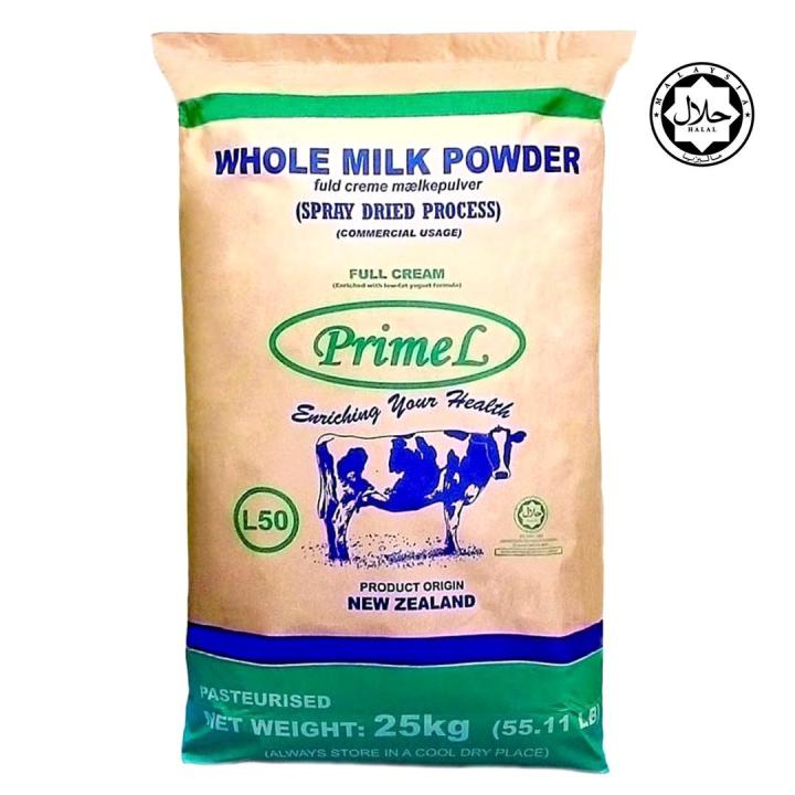 Full Bag PrimeL L50 Wholemilk Powder 25Kg | Lazada