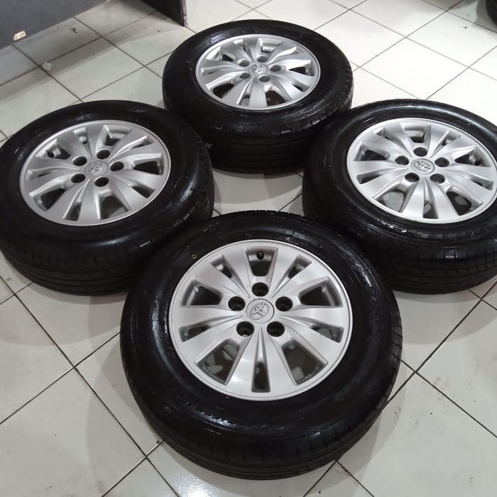 velg original copotan mobil Inova ring 15 pcd 5x114,3 dan ban toyo ...