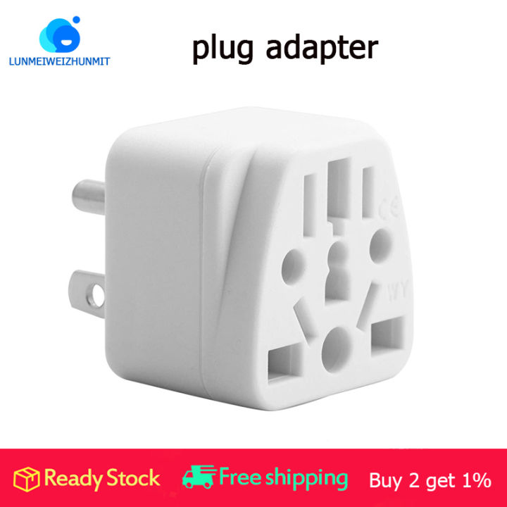 US Travel Plug Adapter EU/UK/AU/In/CN/JP/Asia/Italy/Brazil to USA (Type ...
