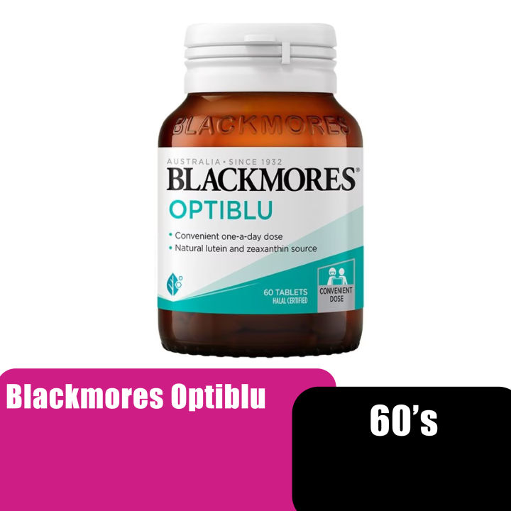 Blackmores Optiblu with lutein and zeaxanthin 60's /葉黃素 護眼 保健品 ...