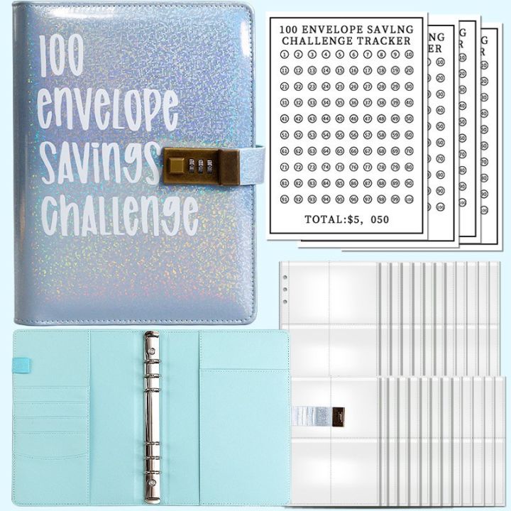 100 Envelope Challenge Binder, Envelopes Saving Challenge, Money Saving ...