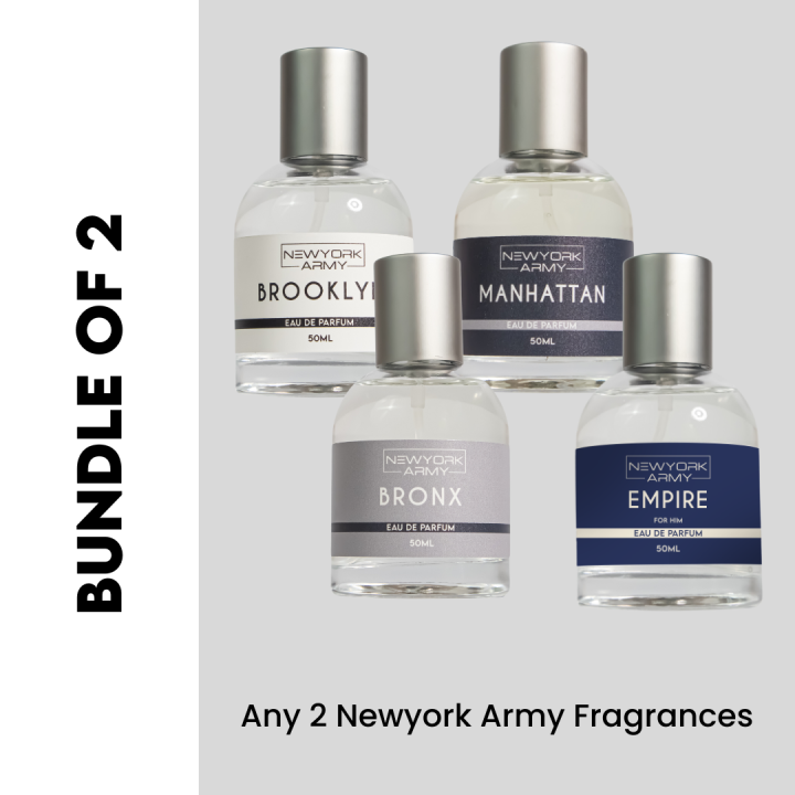 Combo Bundle of 2 Newyork Army Fragrances for Men | Lazada PH