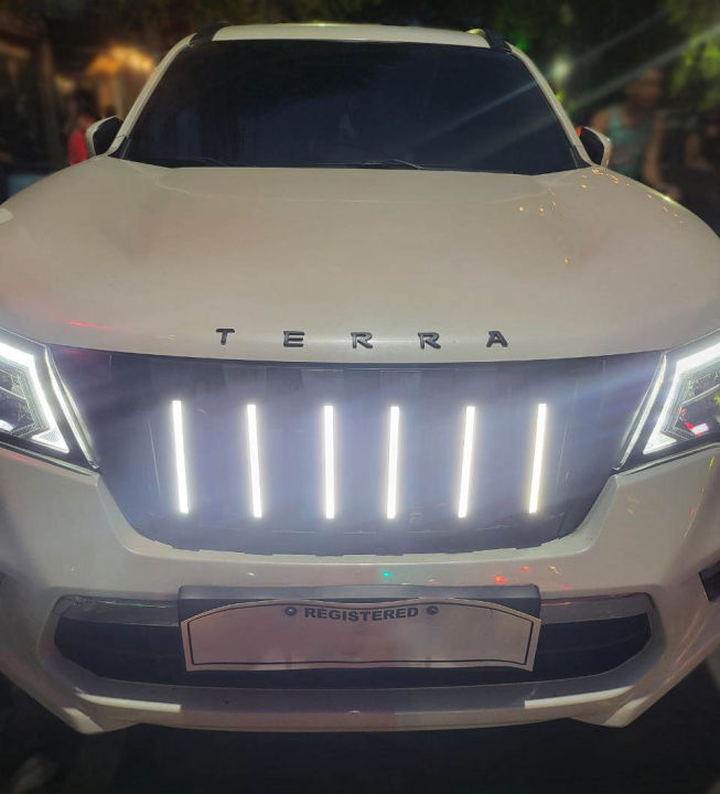 Nissan Terra 2018 to 2020 Apollo Front Grill With LED Lights [Black ...