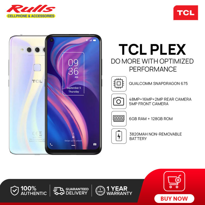 TCL PLEX Smartphone | 6GB RAM+128GB ROM | Qualcomm Snapdragon 675 | 6.53” FHD+ Display | 48MP ...