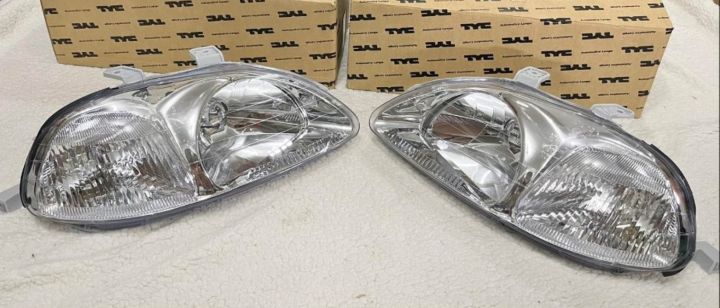 TYC - Honda Civic LXI VTI Bigote Head Light 1996-98 Model Pair (2pcs ...