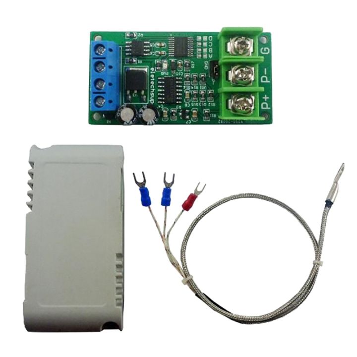 DC 8-25V PT100 Thermal Resistance to Temperature Converter RS485 Modbus ...