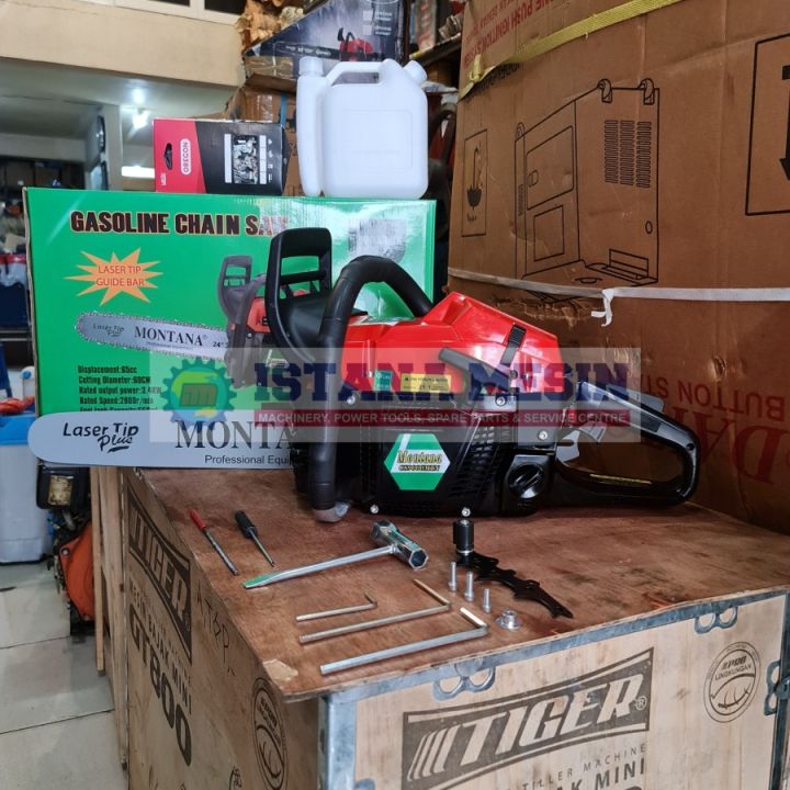 MESIN POTONG GERGAJI KAYU SINSO SENSO 24" MONTANA CS 9000 CHAINSAW ...